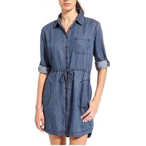 Athleta | Dresses | Athleta Denim Shirt Dress | Poshmark